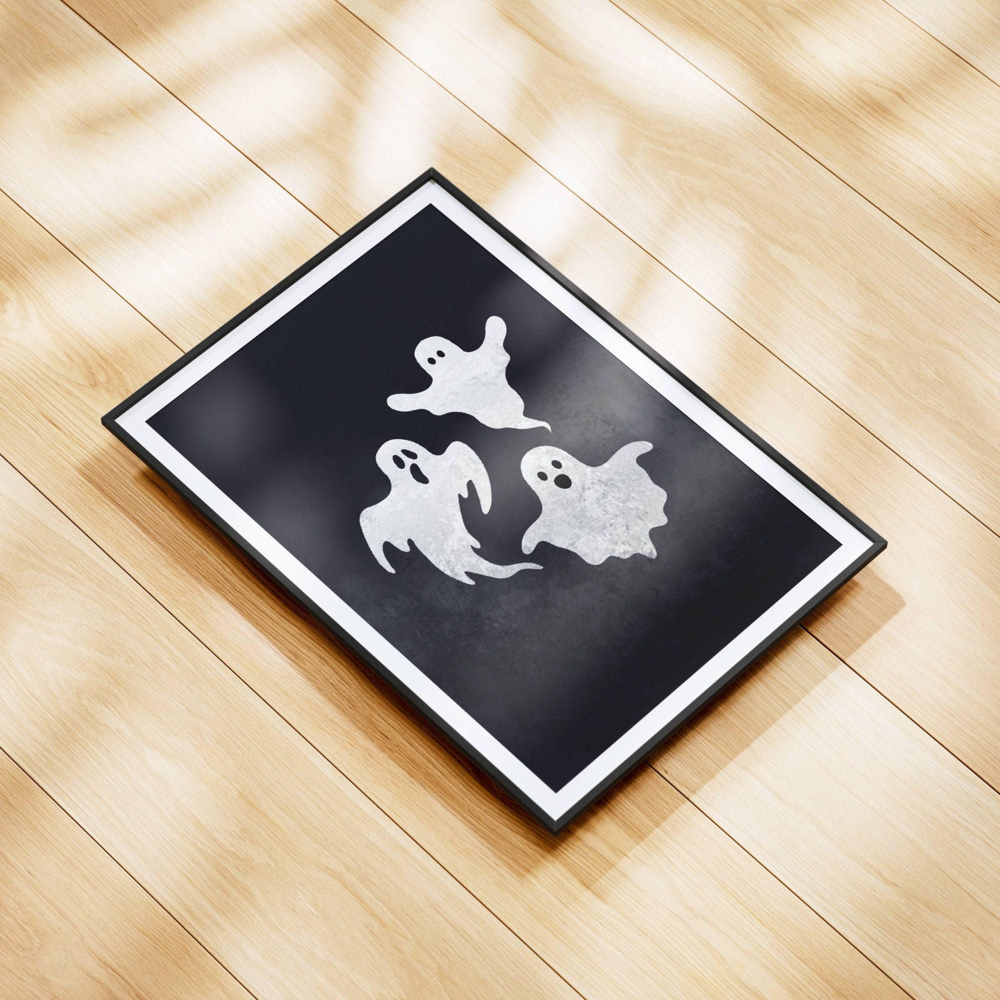 Cute Ghost Boo Print Trendy Halloween Decor Cute Halloween Print ...