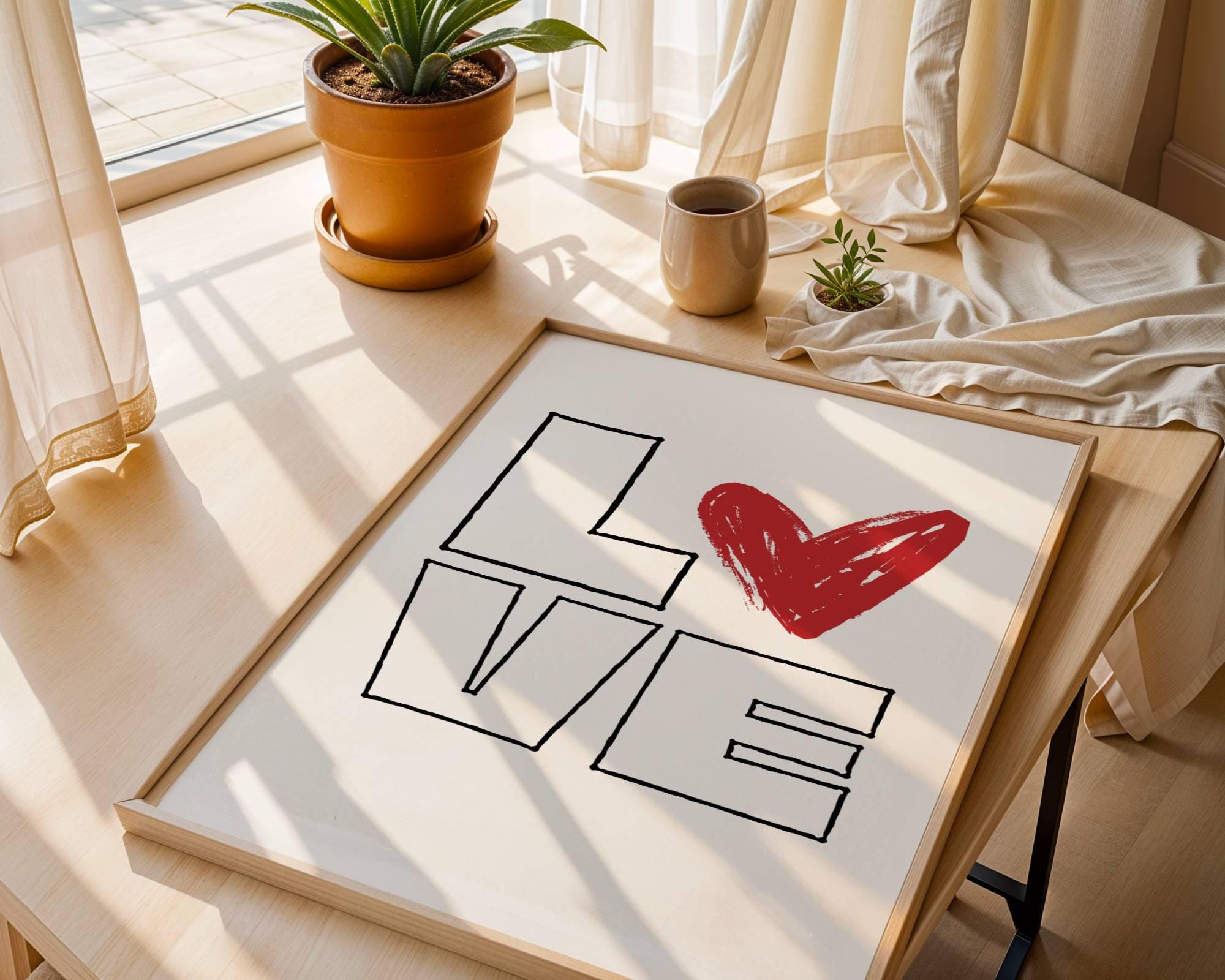 Valentine's Day Gallery Wall Art Print Set (digital Download) - Etsy