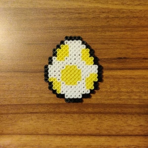 Yoshi Egg Perler Beads Keychain Decoration Accessory - Etsy