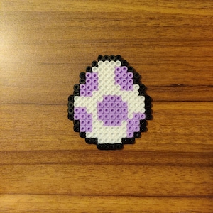Yoshi Egg Perler Beads Keychain Decoration Accessory - Etsy