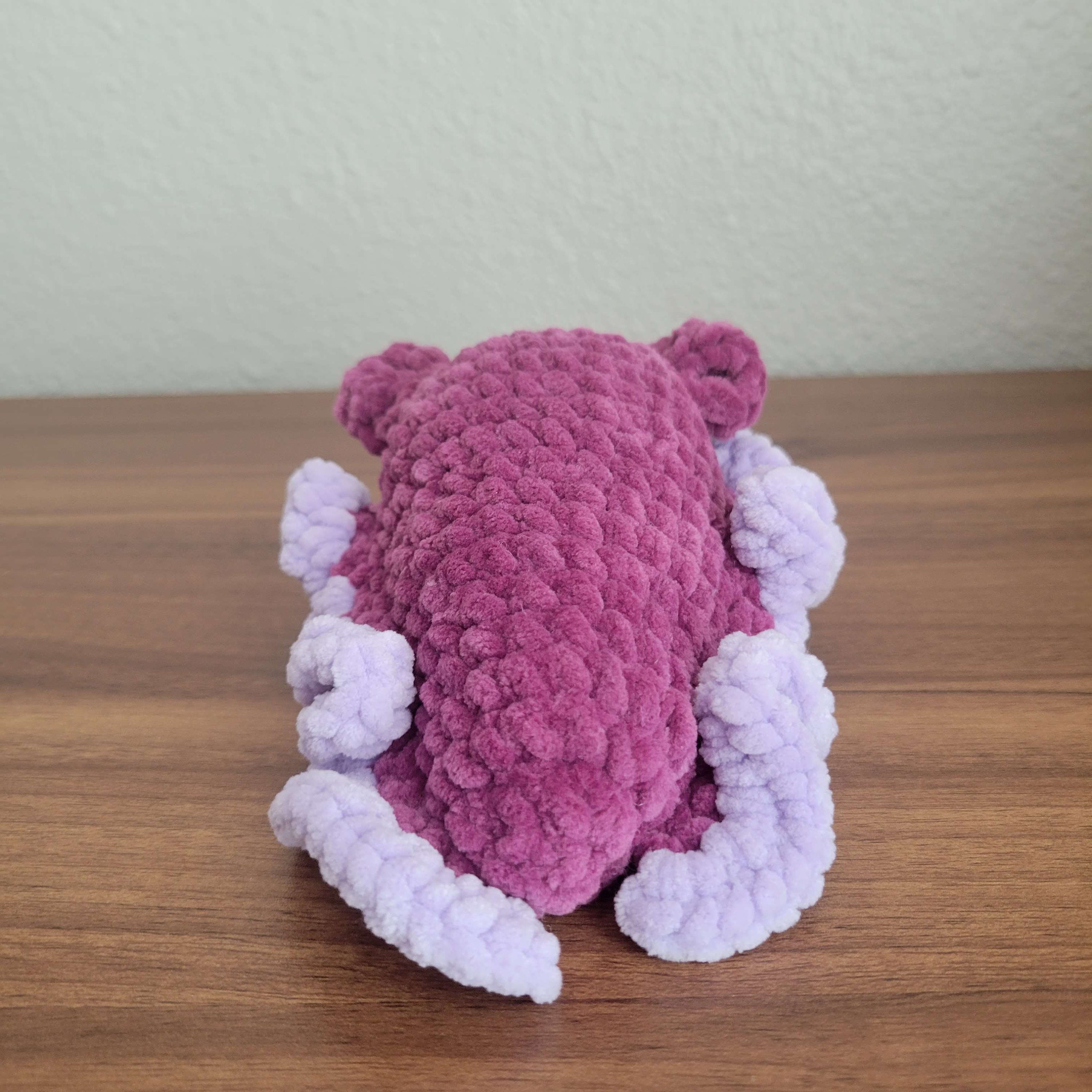 Crochet Sea Slug Amigurumi Plushie Soft Toy Decoration - Etsy
