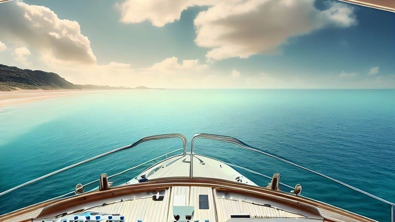 Yacht Fly Deck Virtual Background for Zoom Google Meet - Etsy