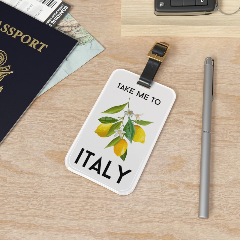 Italy Luggage Tags - Etsy