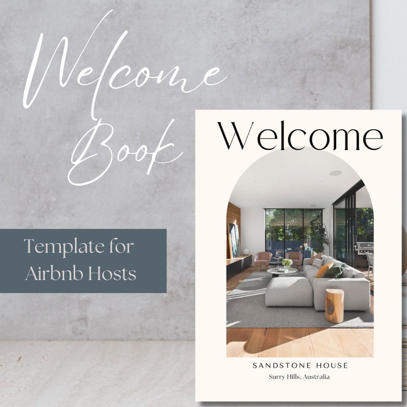 Airbnb Template Airbnb Welcome Book Airbnb Host Bundle Editable Airbnb ...