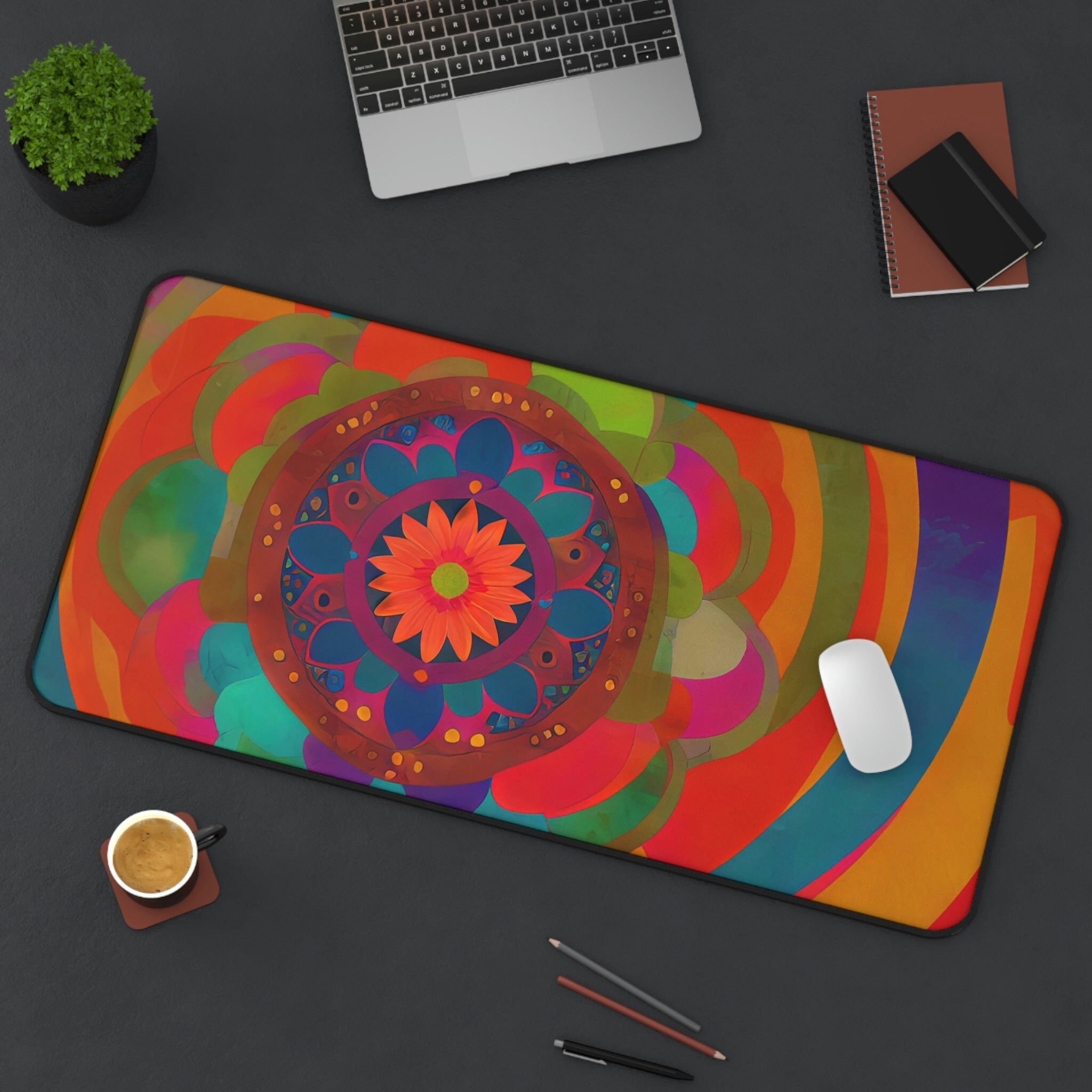 15.5 31 Natural Desk Mat vintage Dream Desk - Etsy