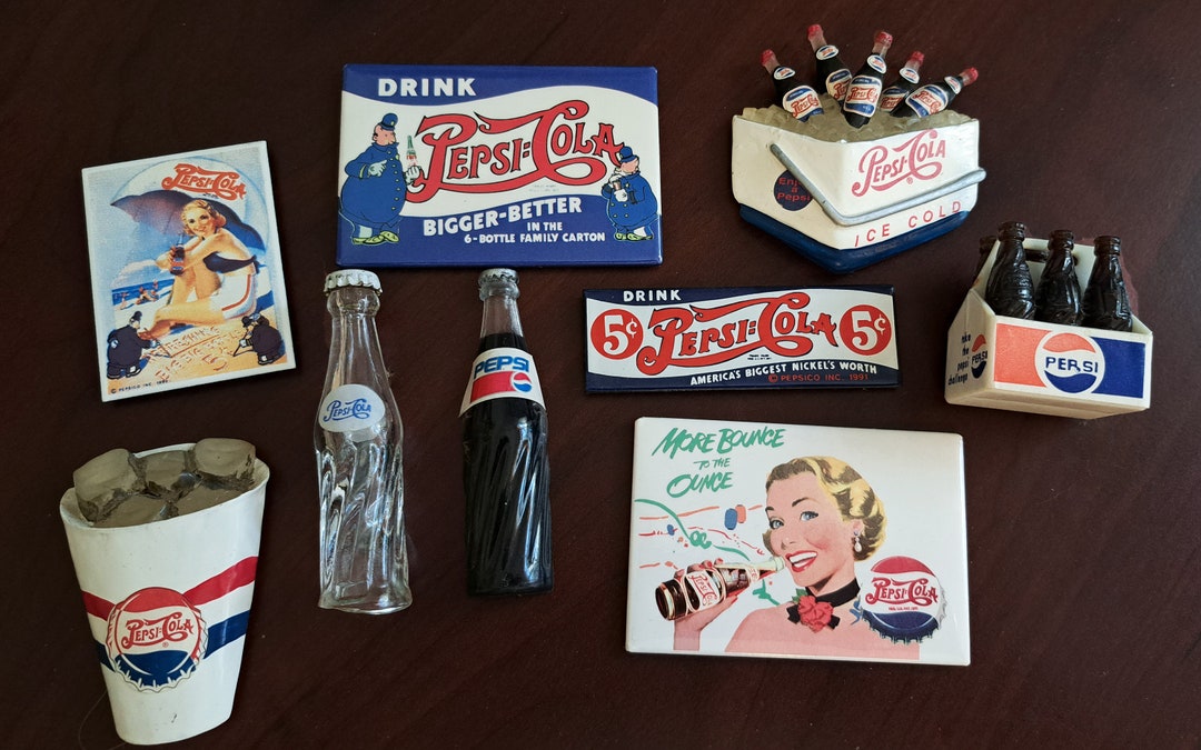 Pepsi Magnets Pepsi Collectibles Vintage Pepsi - Etsy