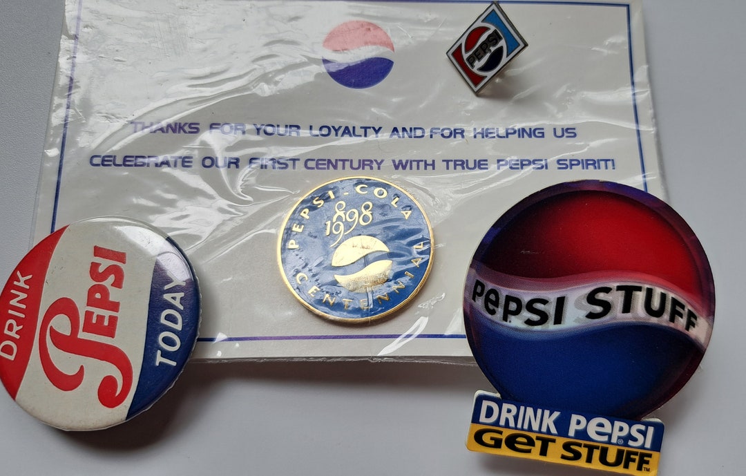 4 Pepsi Pins Assorted Pepsi Collectibles - Etsy