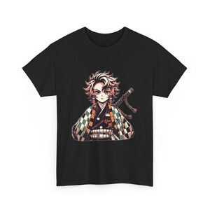 Tanjiro Kamado Demon Slayer Anime Tshirt - Unisex Tee, Heavy Cotton ...