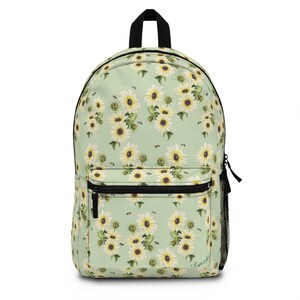 Sunflowers and Bees Backpack, Back to School, Teen and Kids Large ...