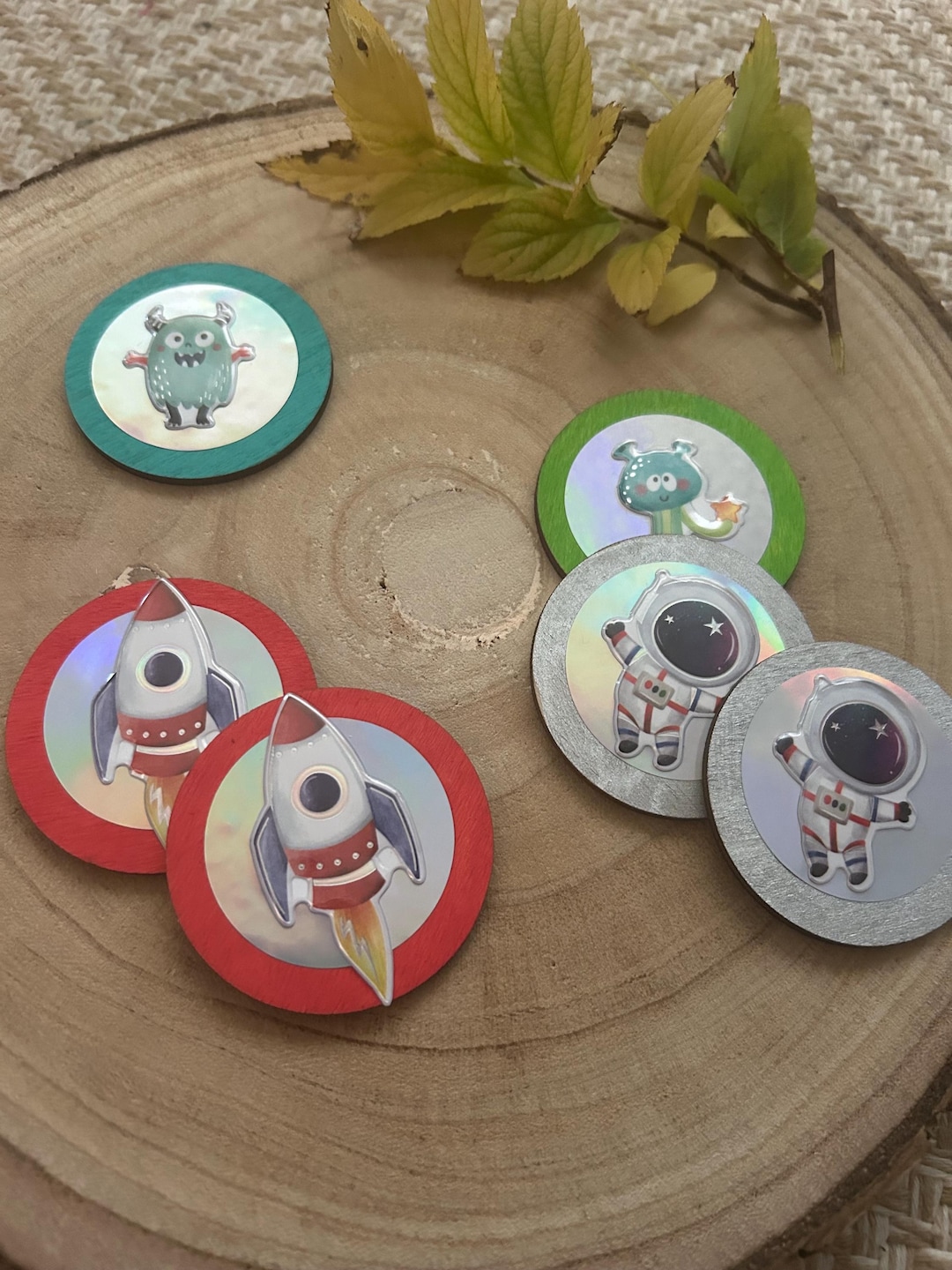 Space Themed Matching Memory Game - Etsy UK