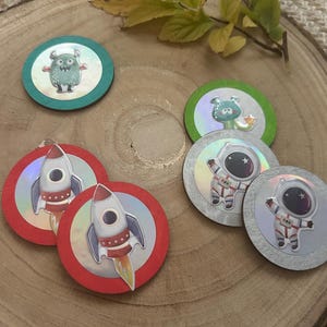 Space Themed Matching Memory Game - Etsy UK