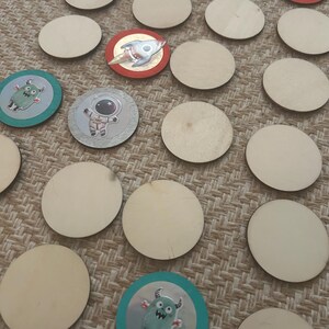 Space Themed Matching Memory Game - Etsy UK