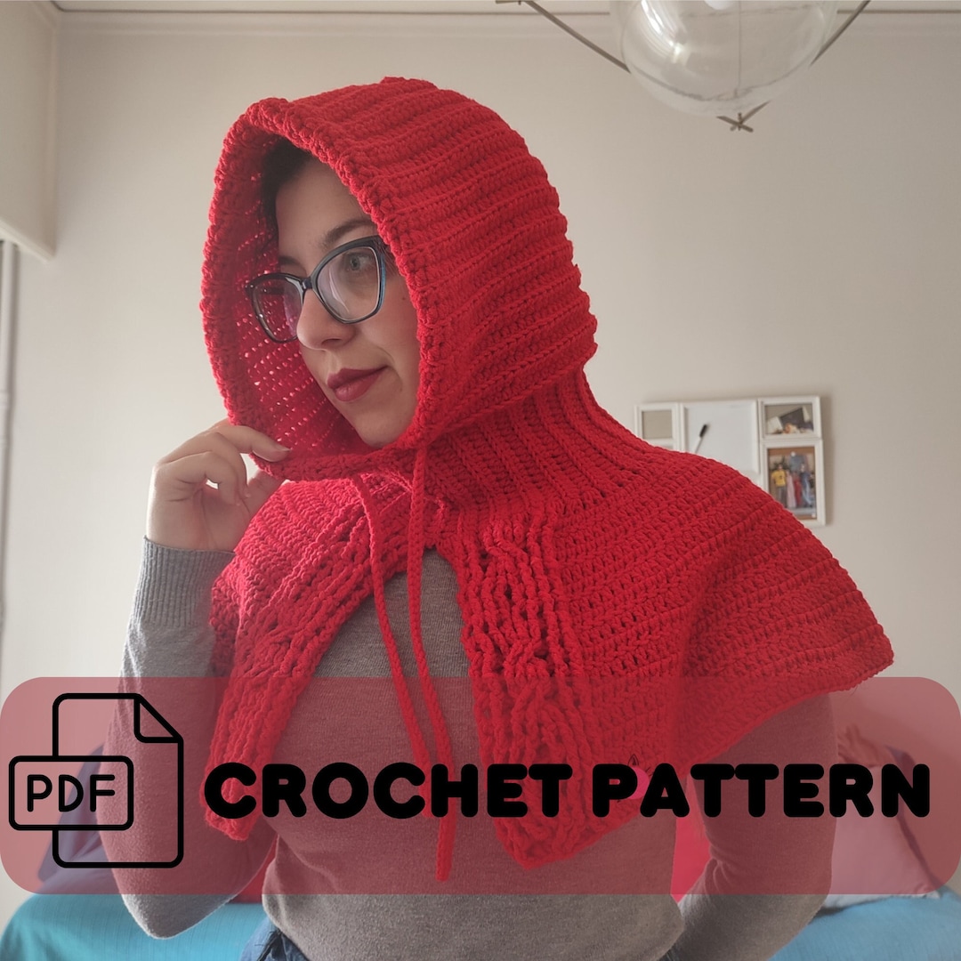 Crochet PATTERN Hood Cape Stylish Braid Crochet Winter PATTERN - Etsy
