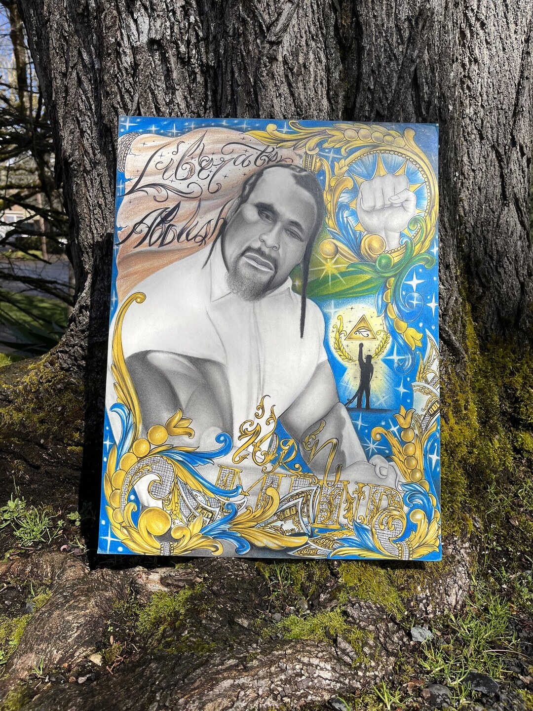 Liberate, Abolish, Iron Mind - Portrait of Stanley "tookie" Williams - Etsy