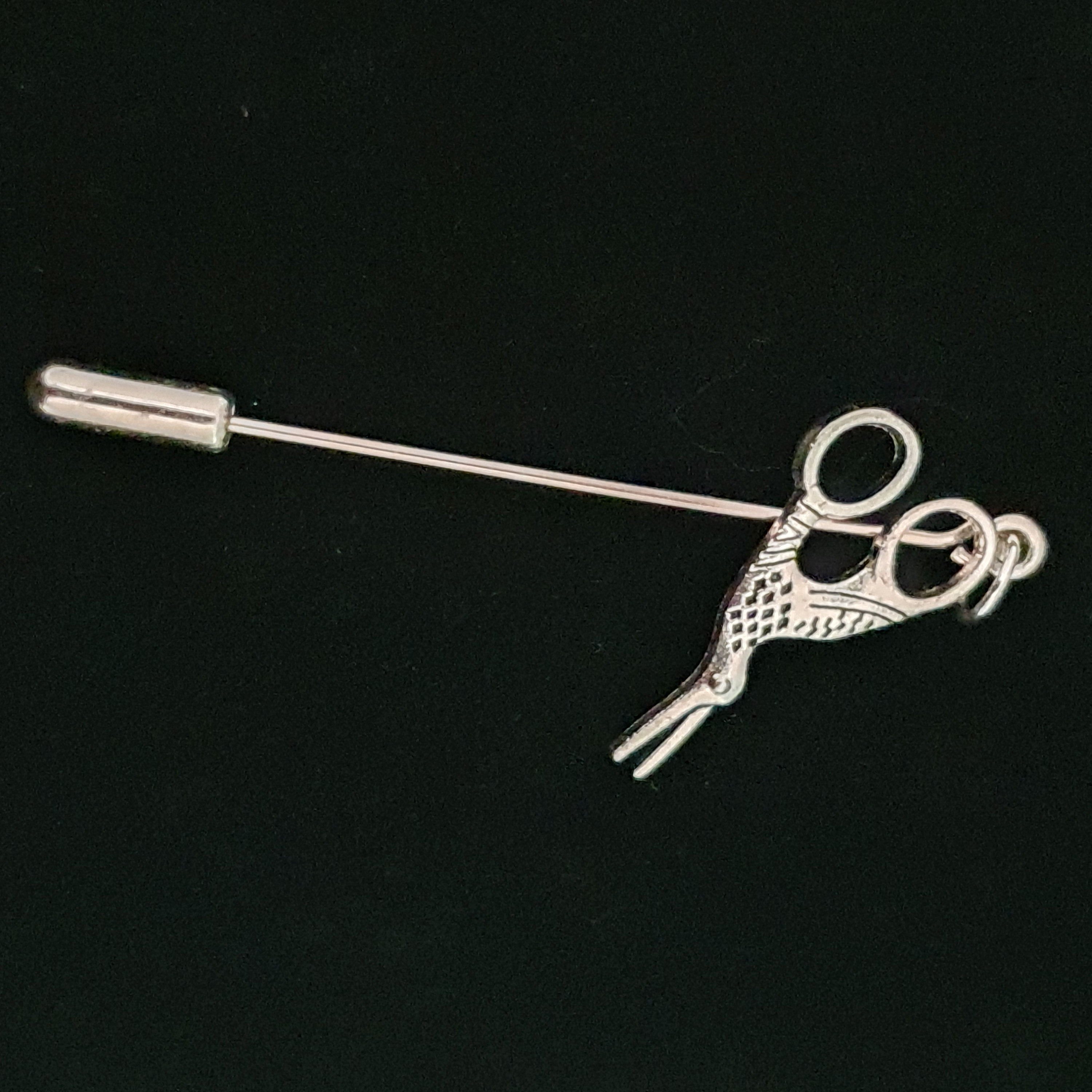 Crane Bird Scissors Pin | Includes Free Shipping, Gift Box and Gift ...