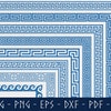 Greek Circle Svg, Greek Svg, Greek Circle, Greek Key Frame Svg ...