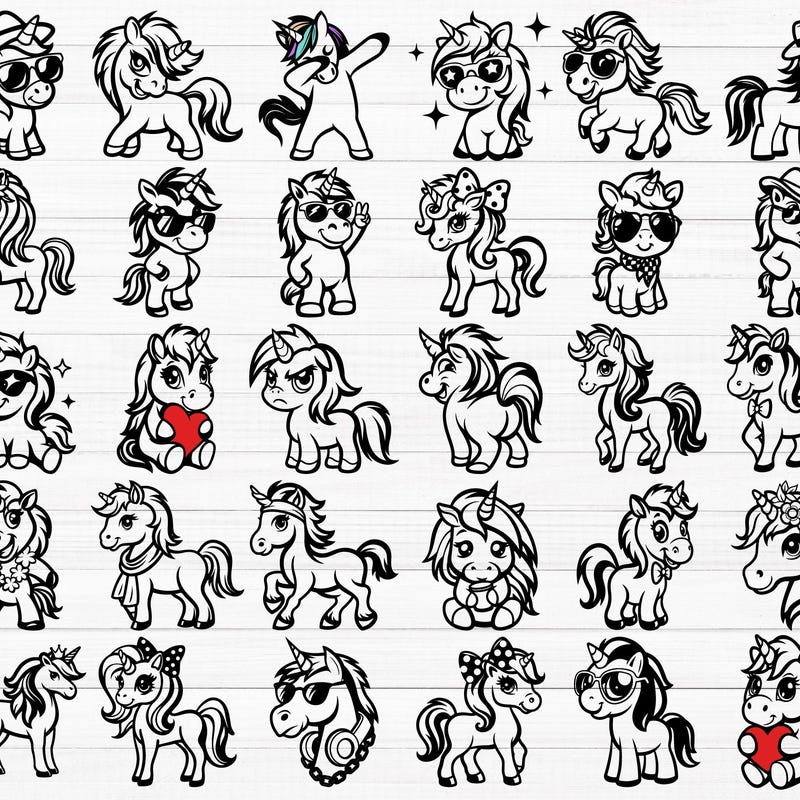 Plotterdatei einhorn - Etsy.de