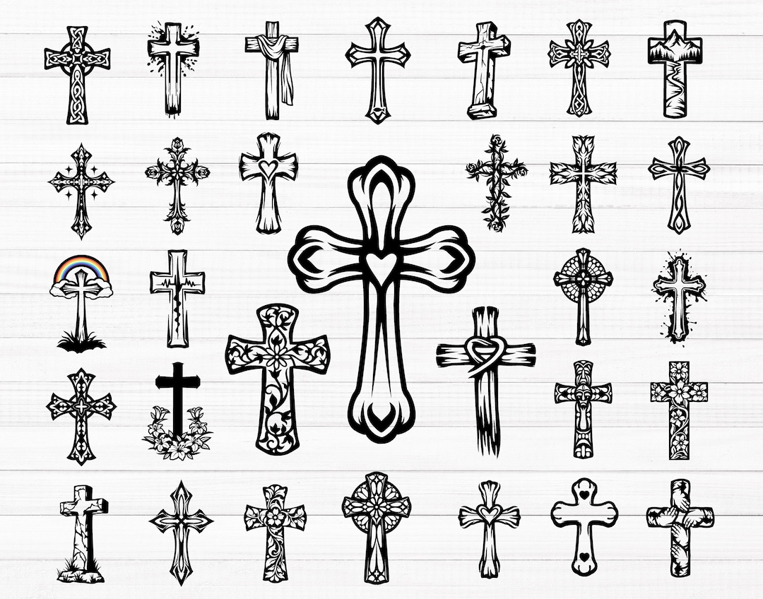 Cruz SVG, Cristão SVG, Silhuetas de Cruz, Clipart de Formas de Cruz PNG ...
