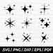 Sparkle Stars SVG Star Effect Svg, Sparkling Stars Svg, Sparkles Bundle Svg, Galaxy Svg, Sparkle ...