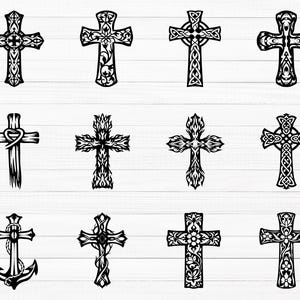 Cross SVG, Christian Svg, Cross Silhouettes, Cross Shapes Clipart PNG ...
