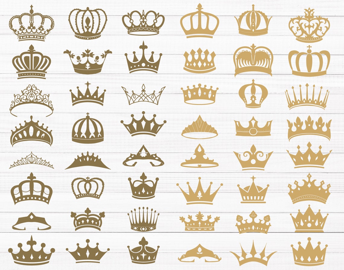 Corona SVG, Corona de rey Svg, Corona de reina Svg, Tiara de princesa ...