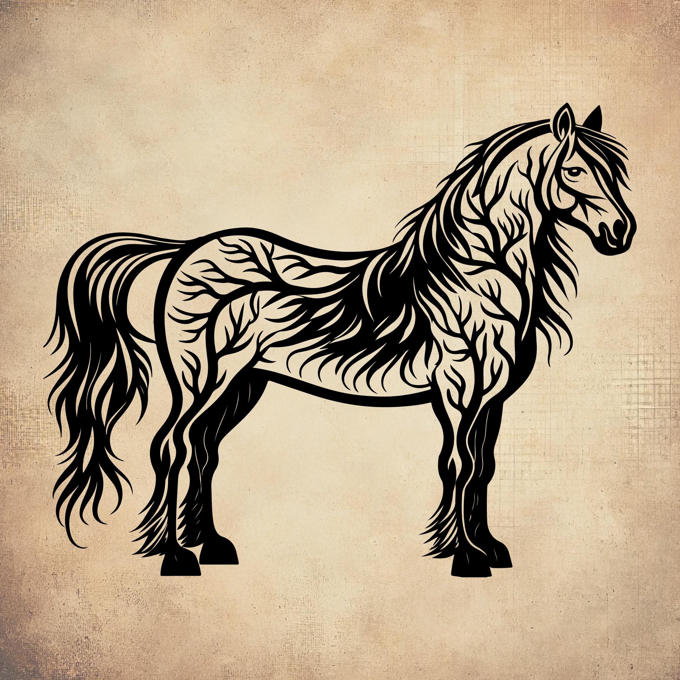 Horse SVG Bundle (16 SVG & PNG Files) Instant Download, Commercial Use ...