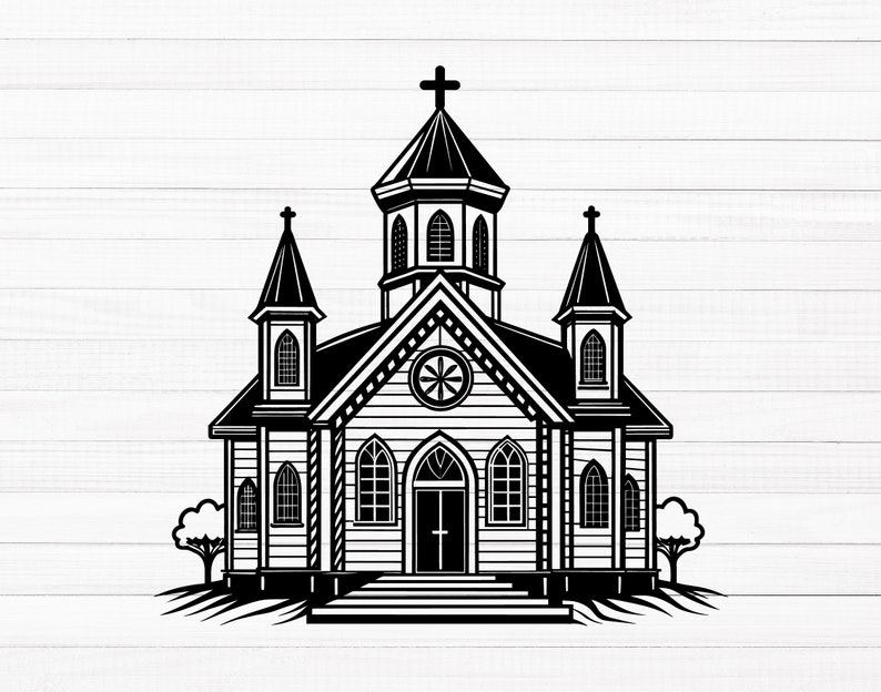 Church SVG Bundle (10 Files: SVG, PNG & More) Instant Download ...