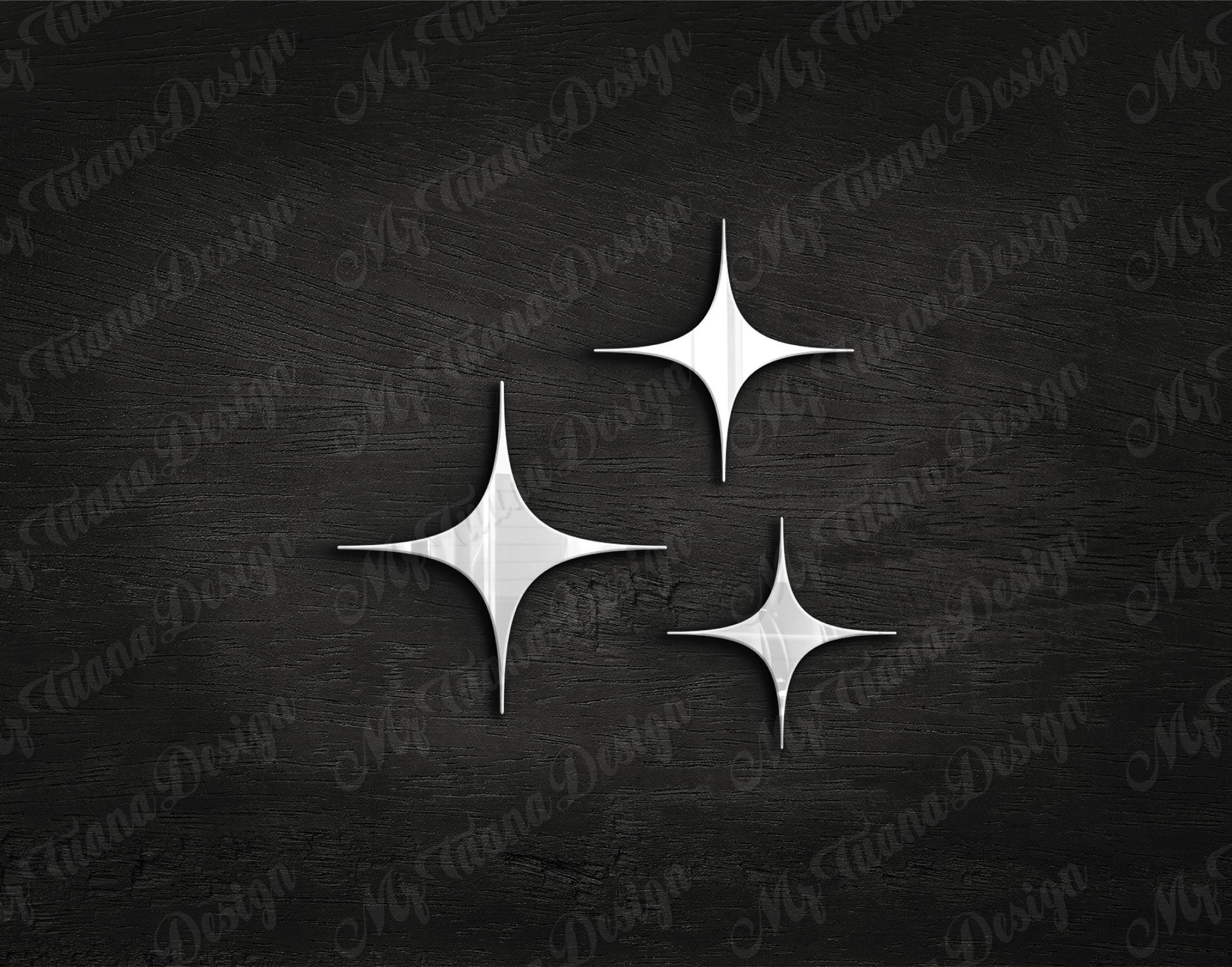 Sparkle Stars SVG Bundle (9 Files: SVG, PNG & More) Instant Download ...