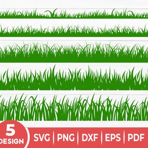 Green Grass SVG, Grass Border, Grass Svg Clipart, Grass Png, Grass Line ...