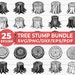 Tree Stump SVG, Tree Stump Svg Bundle, Tree Stump Decal, Tree Stump ...