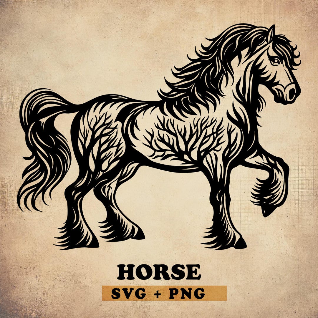 Horse SVG Bundle (16 SVG & PNG Files) Instant Download, Commercial Use ...