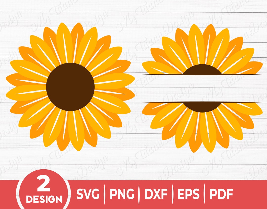 Sunflower Svg, Sunflower Monogram SVG, Summer Svg, Paper Flower ...