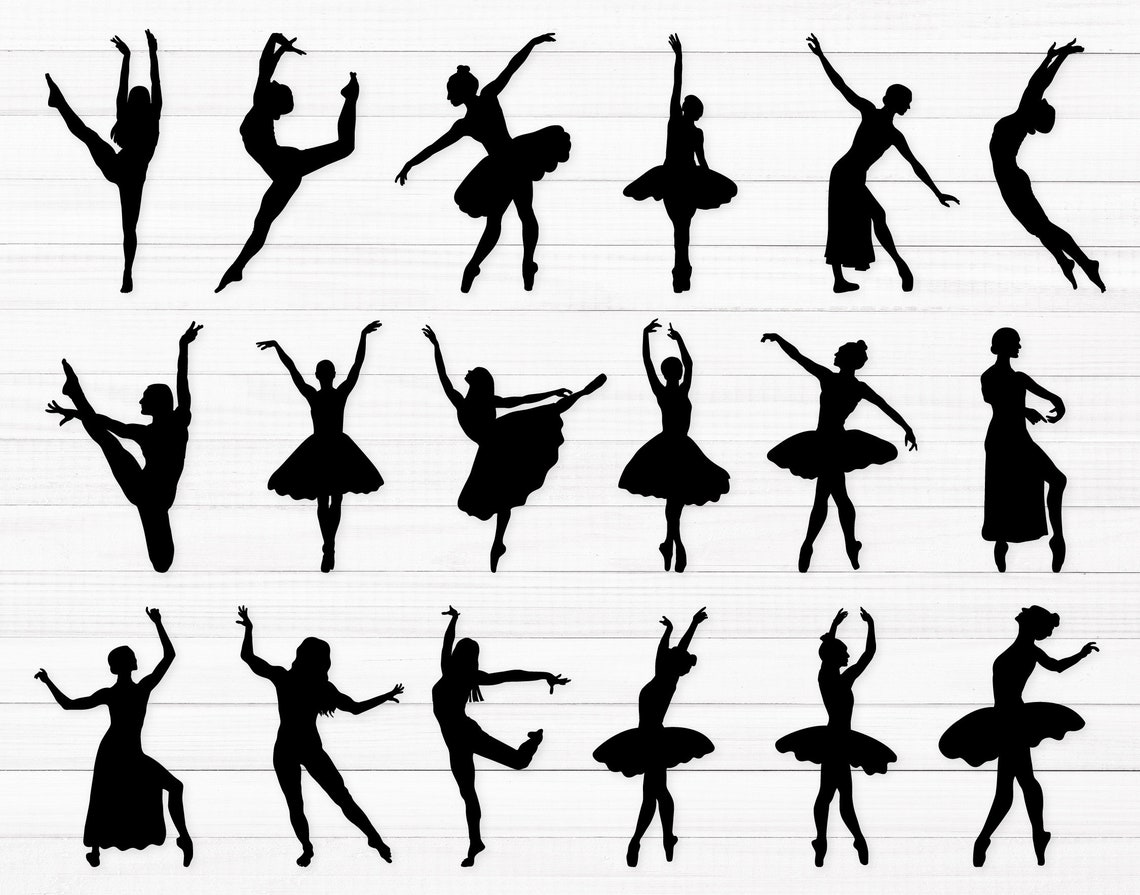 Ballet SVG, Ballerina Svg, Ballet Svg Bundle, Ballet Silhouette ...