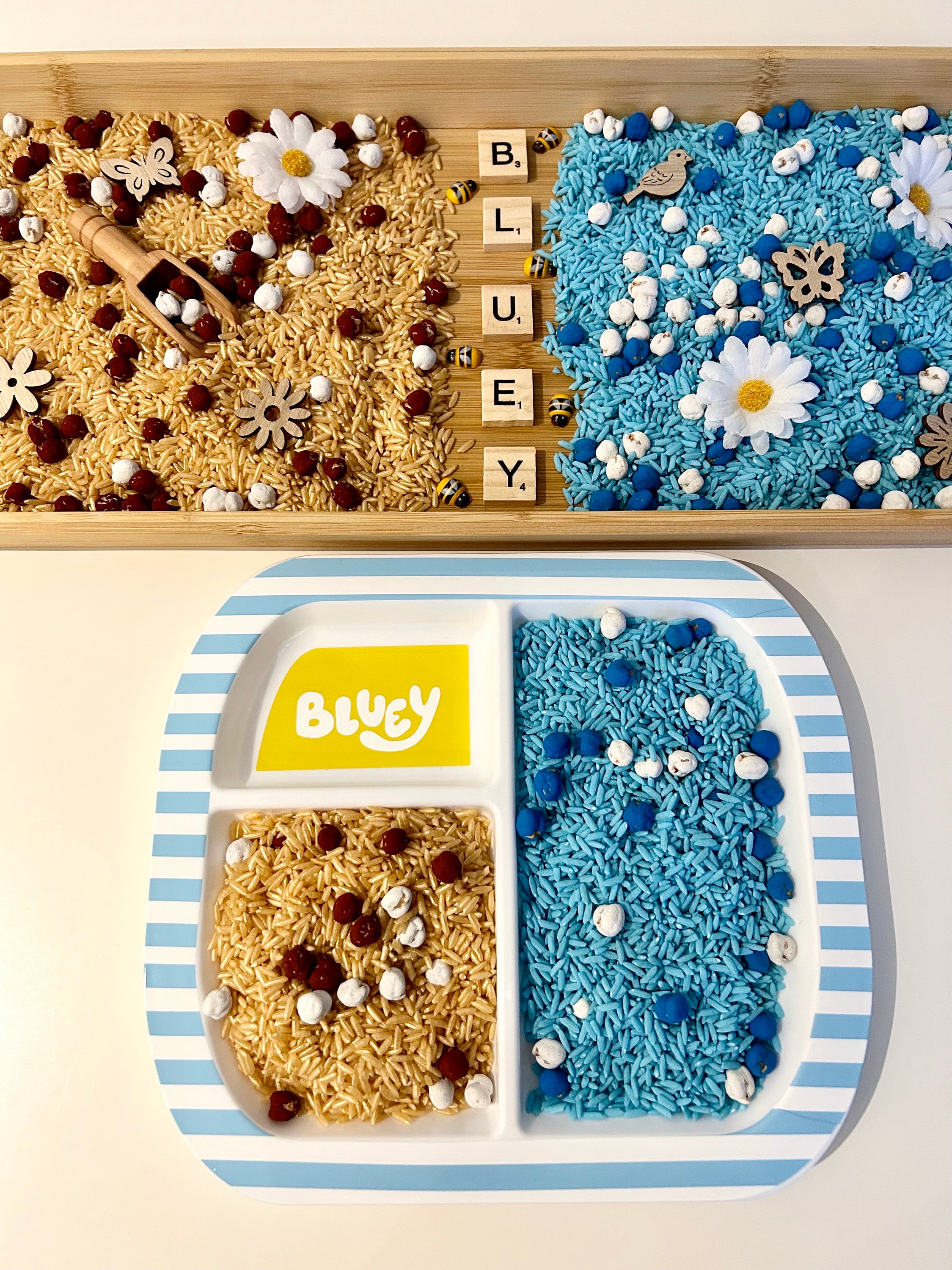 Bluey Sensory Bin/ Bluey Tray/ Bluey/ Bingo/messy Play/ Tuff Trays ...