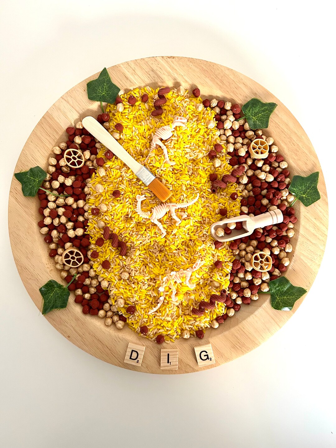 Dinosaur Excavation Sensory Kit/ Rice/ Chick Peas/ Excavate/ Digging ...