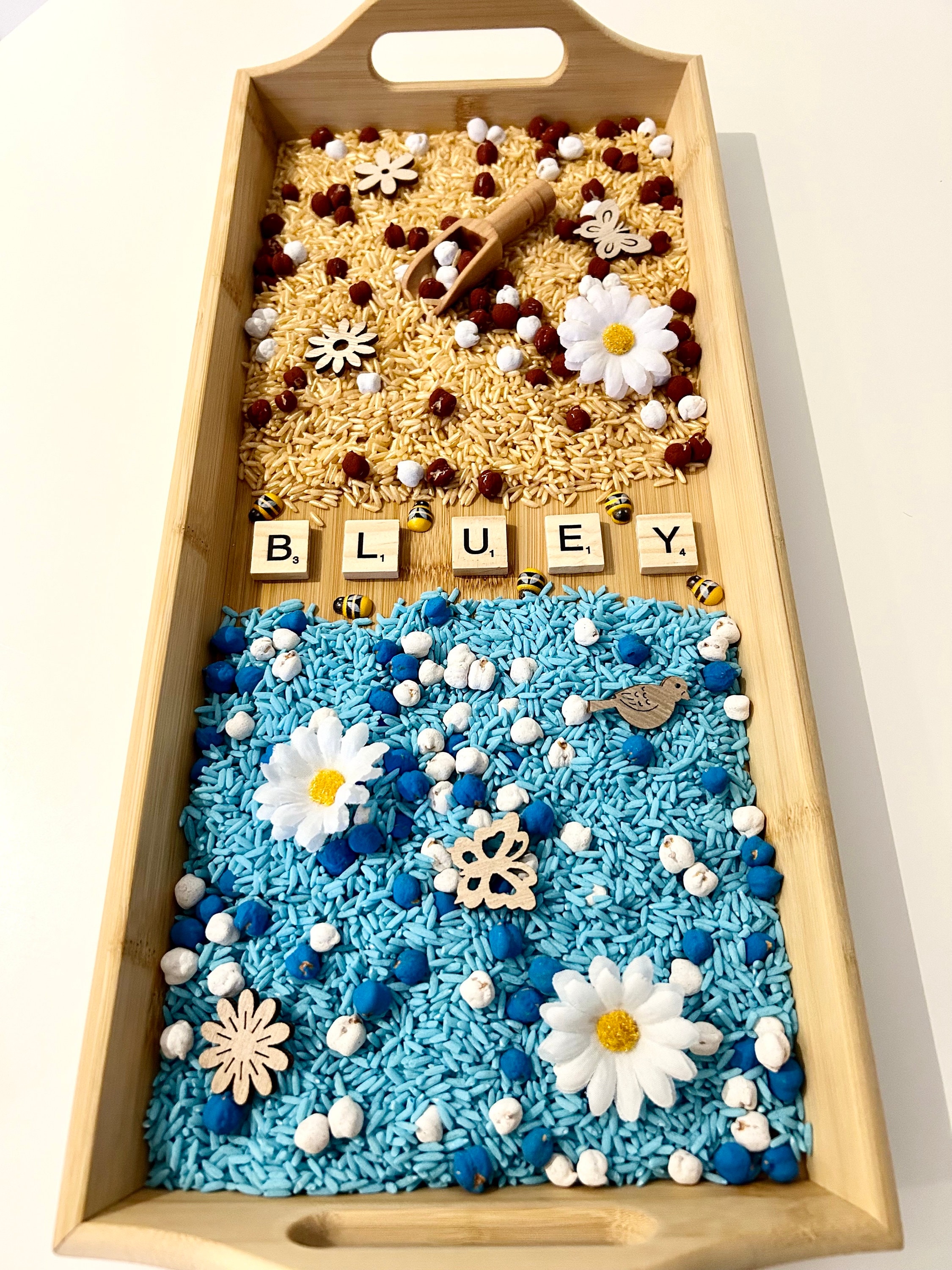 Bluey Sensory Bin/ Bluey Tray/ Bluey/ Bingo/messy Play/ Tuff Trays ...