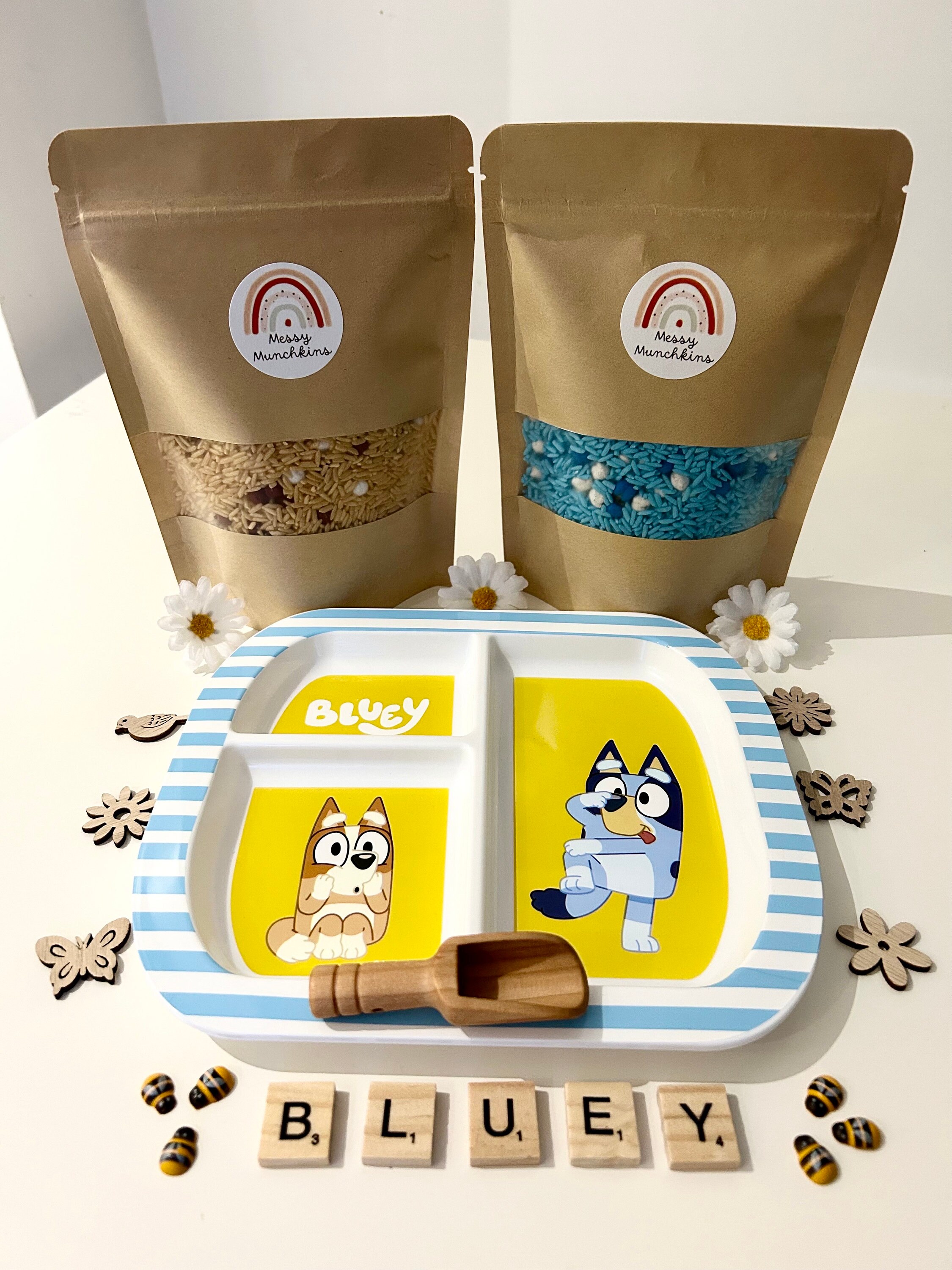 Bluey Sensory Bin/ Bluey Tray/ Bluey/ Bingo/messy Play/ Tuff Trays ...