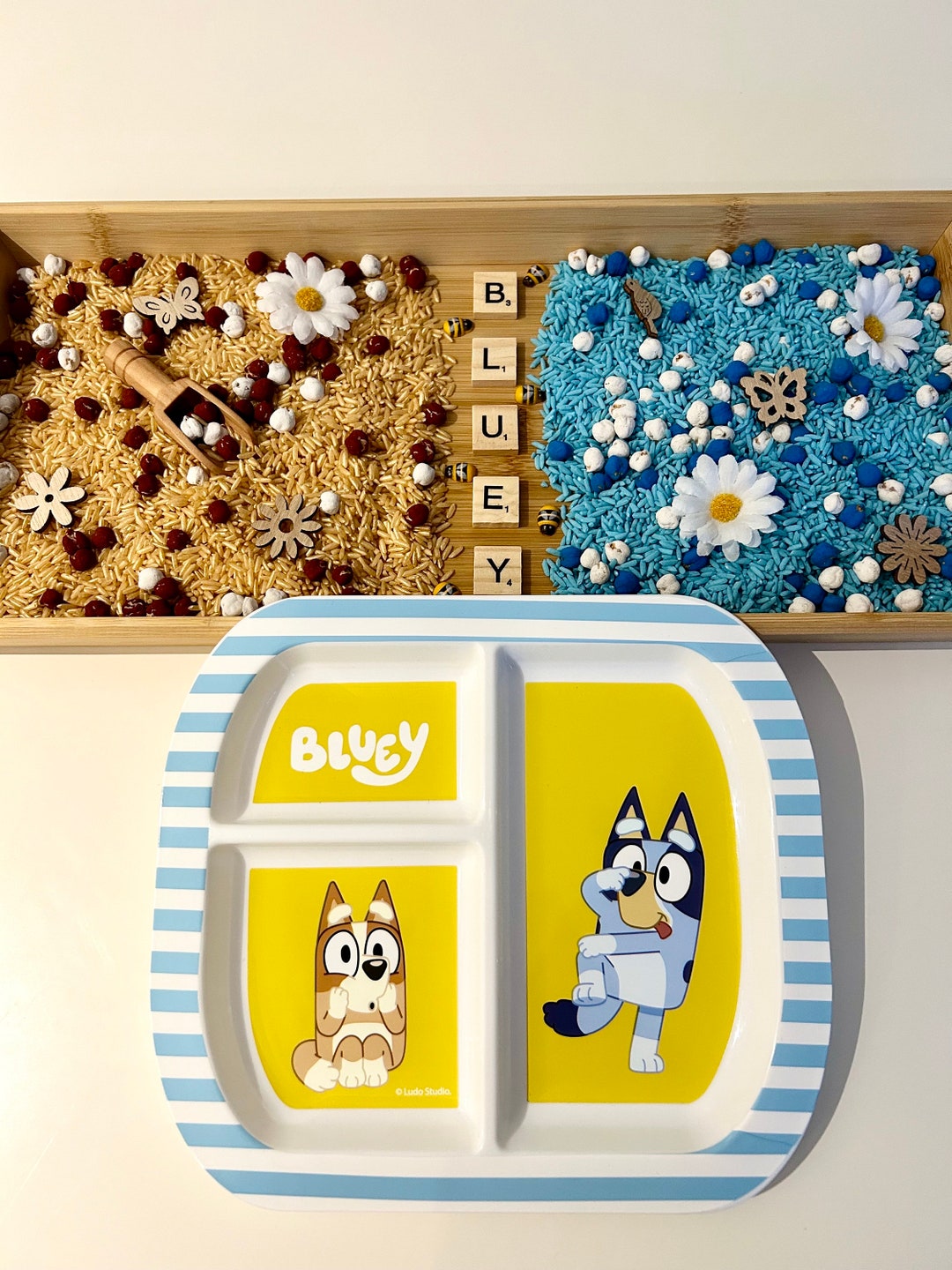 Bluey Sensory Bin/ Bluey Tray/ Bluey/ Bingo/messy Play/ Tuff Trays ...