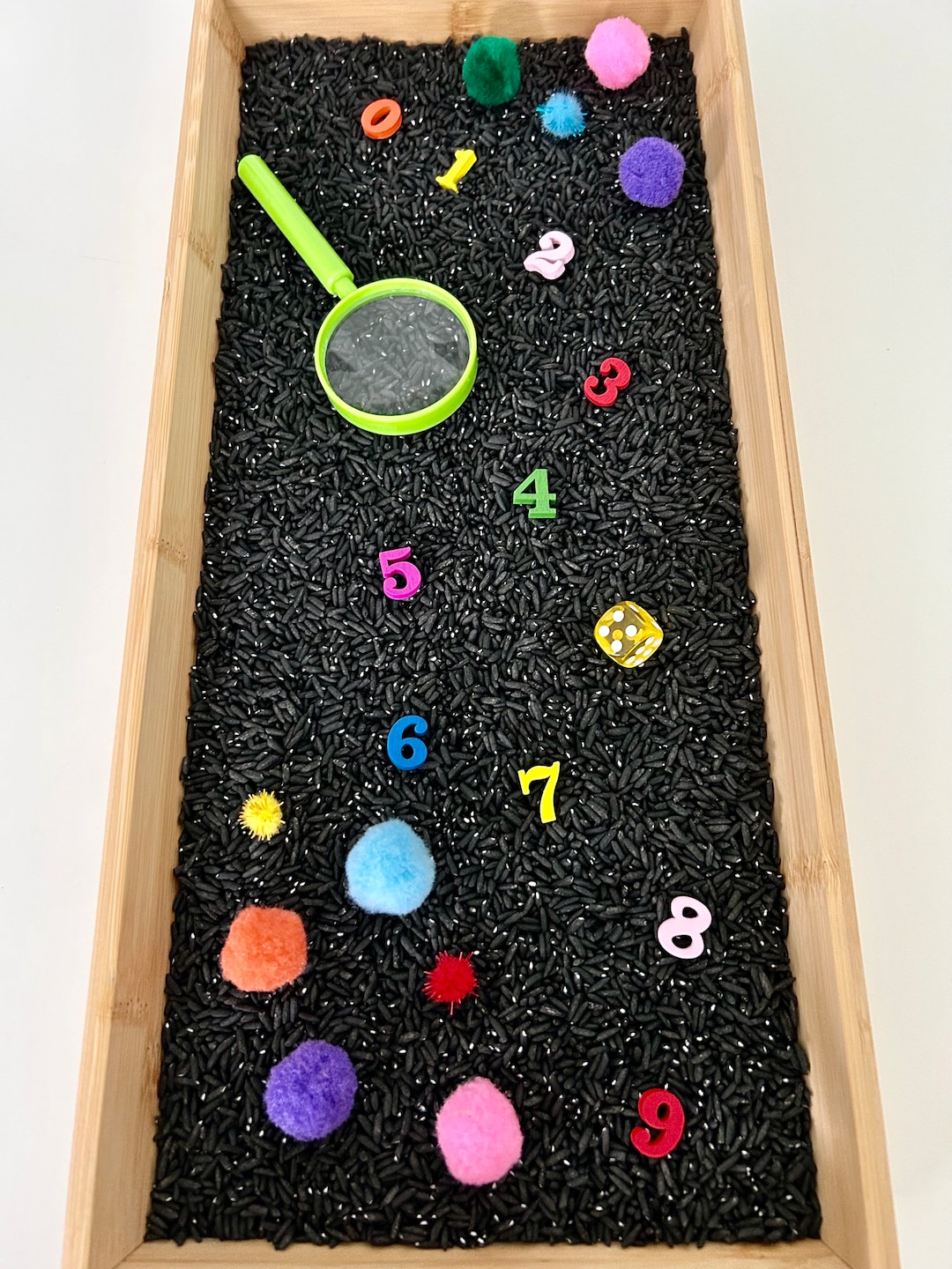 Number Hunt Sensory Bin/ Numbers/ Counting/ Sorting/messy Play/ Tuff ...