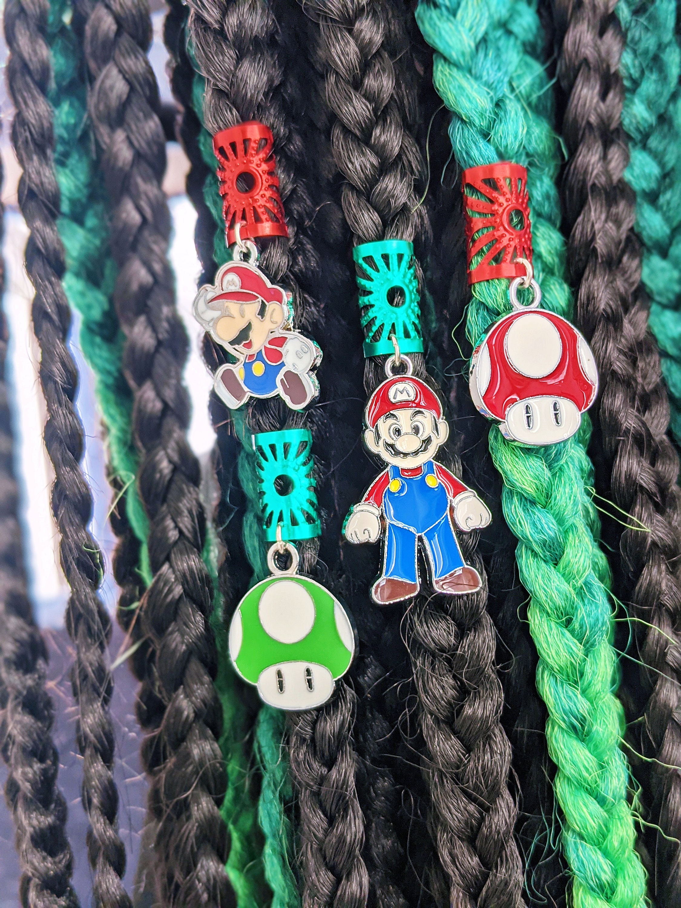 Mario Hair Cuffs Braid Jewelry for Locs and Braids Hair Accessories for ...