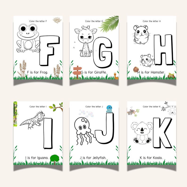 Printable Coloring Pages, Alphabet Coloring Worksheet, PDF, Coloring ...