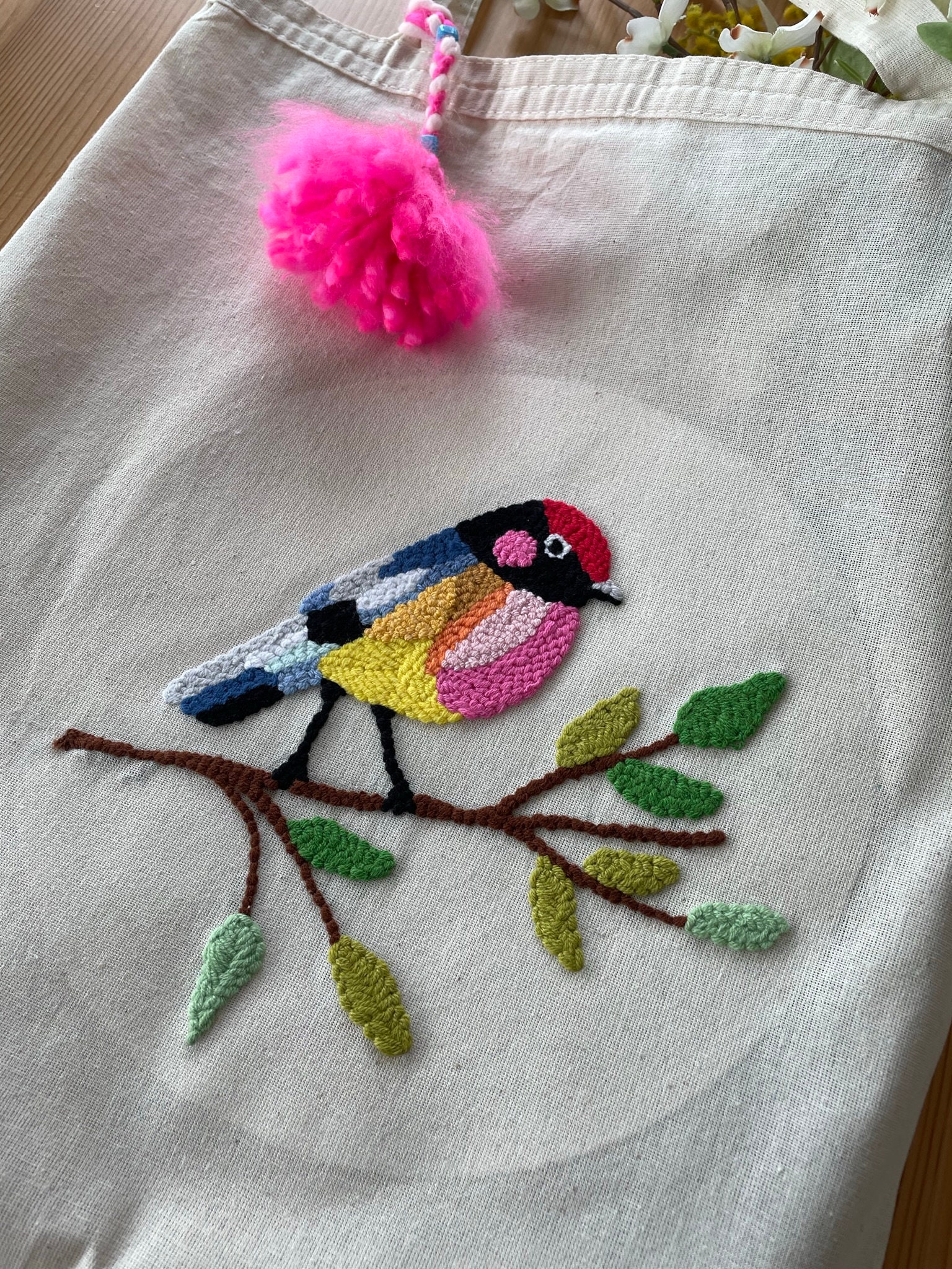 Tote Bag Punch Needle Bag Handmade Cute Punch Needle Tote - Etsy