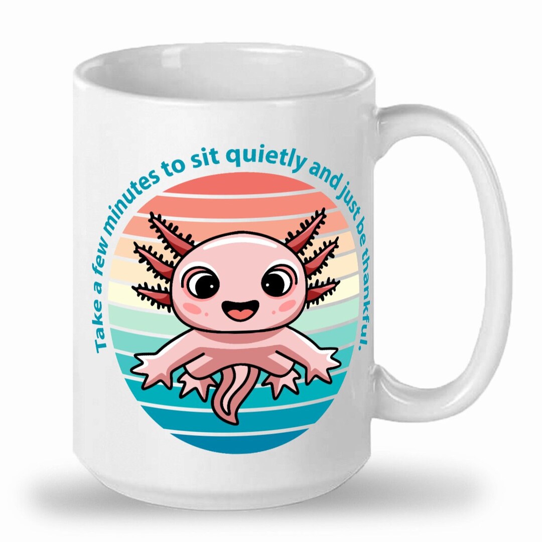 Tall 15oz Axolotl Ceramic Mug for Coffee Lovers - Etsy