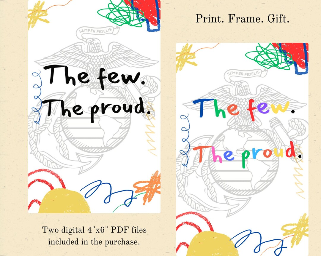 USMC Moto Sign - Etsy