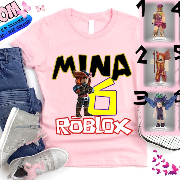 Cute Girls Roblox Shirt - Etsy