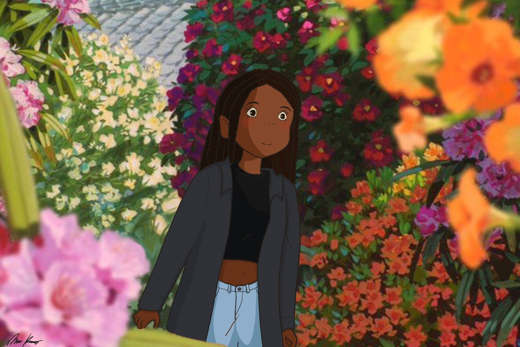 Custom Digital Drawing Studio Ghibli - Etsy