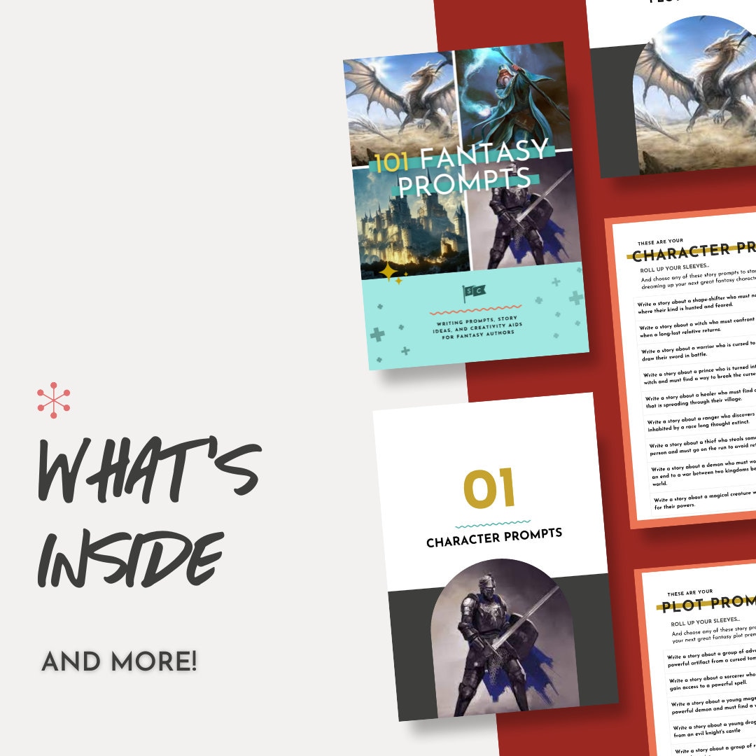 101 Fantasy Writing Prompts | Fiction Prompts for Authors | Prompts for ...