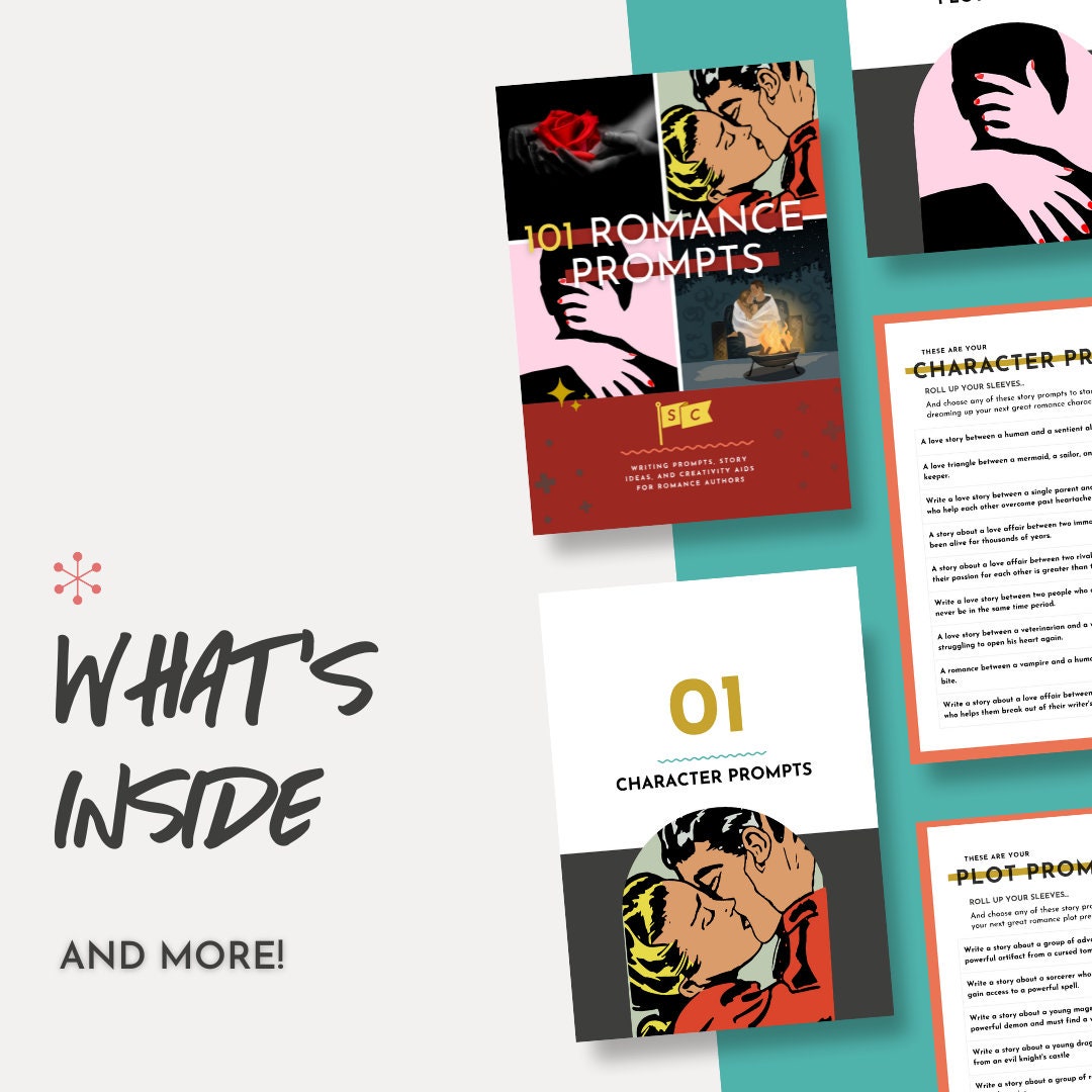 101 Romance Writing Prompts Fiction Prompts for Authors Prompts for ...