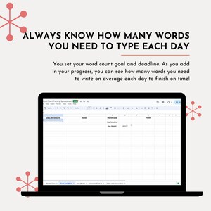 Smart Word Count Tracker for Writers on Google Sheets | Excel File ...