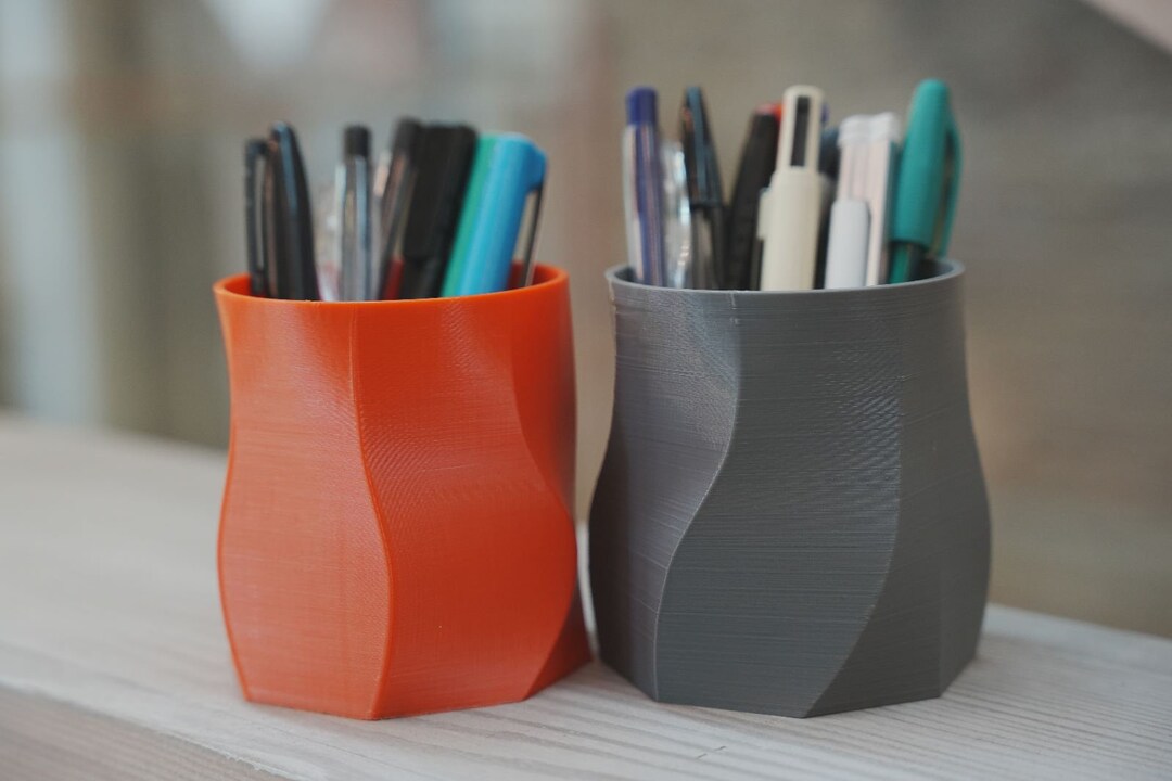 Twisted 3D Pen Holder - Etsy